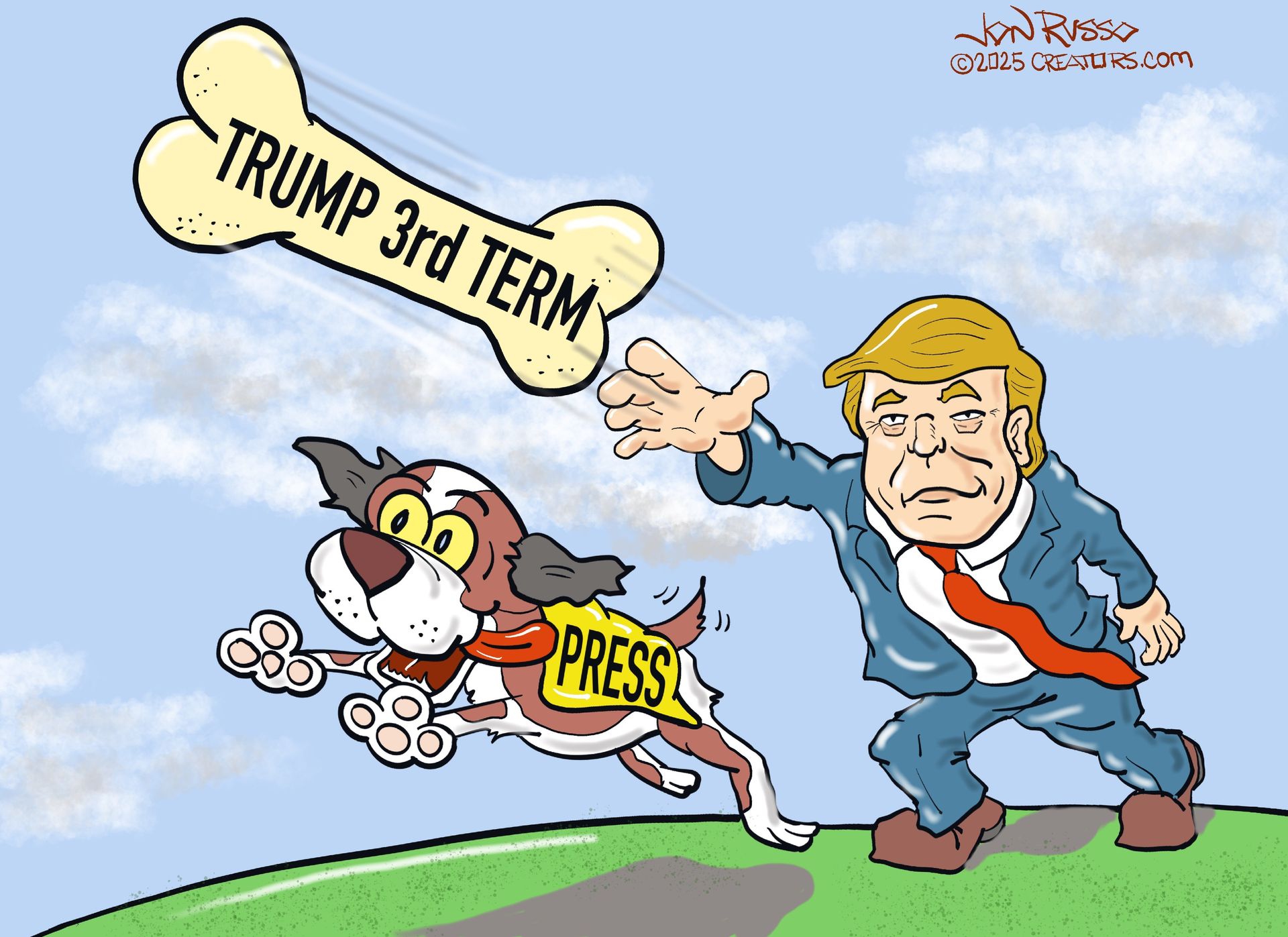 5 triple threat cartoons about Trump's third term | The Week