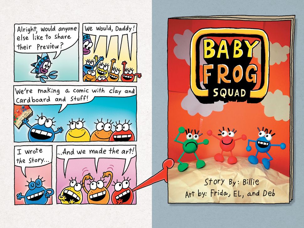 Baby frogs make comics in Dav Pilkey's Cat Kid Comic Club preview ...