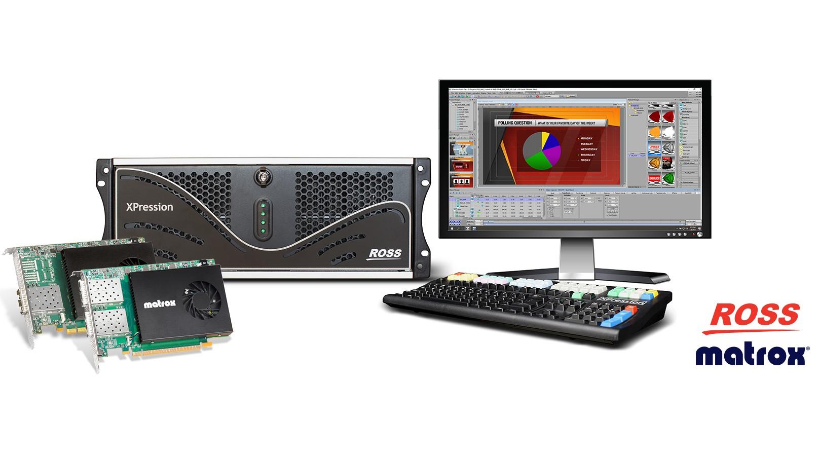 Matrox SMPTE ST 2110 NIC Cards Powering Ross Video’s XPression | TV Tech