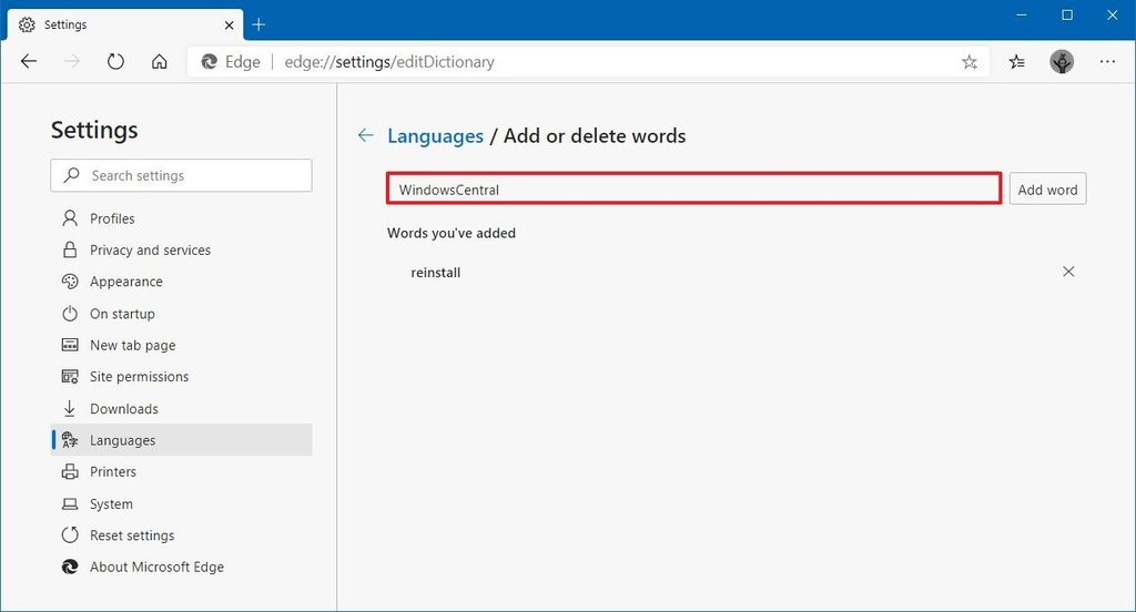 How to configure spell checker on the new Microsoft Edge | Windows Central