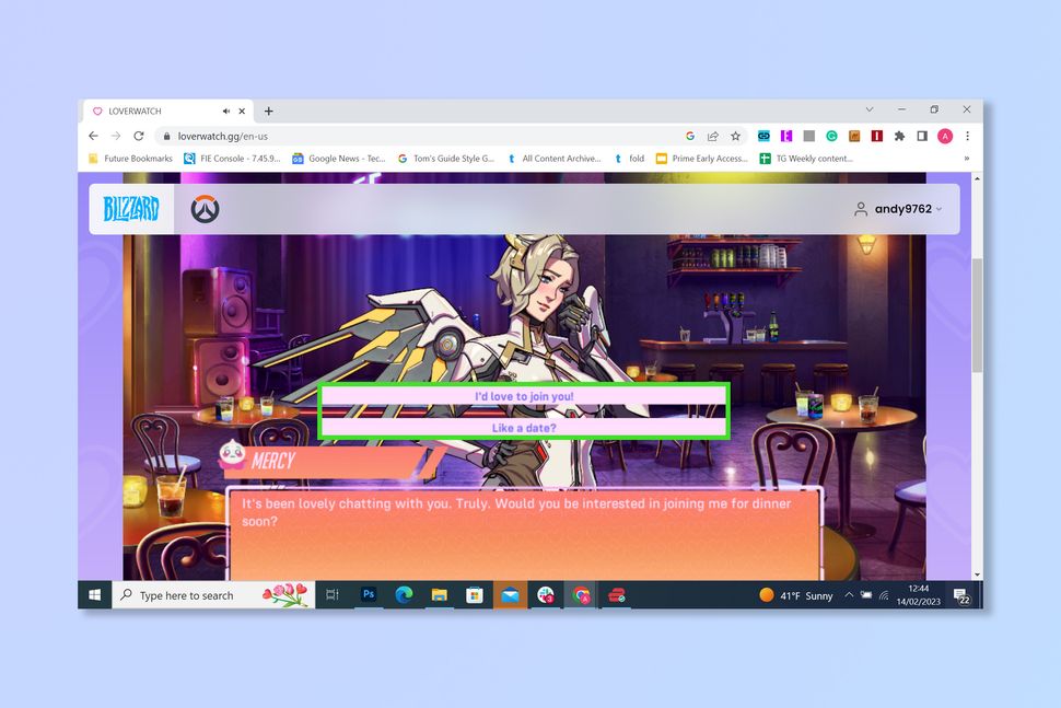 How to play the Overwatch 2 ‘Loverwatch’ dating sim | Tom's Guide
