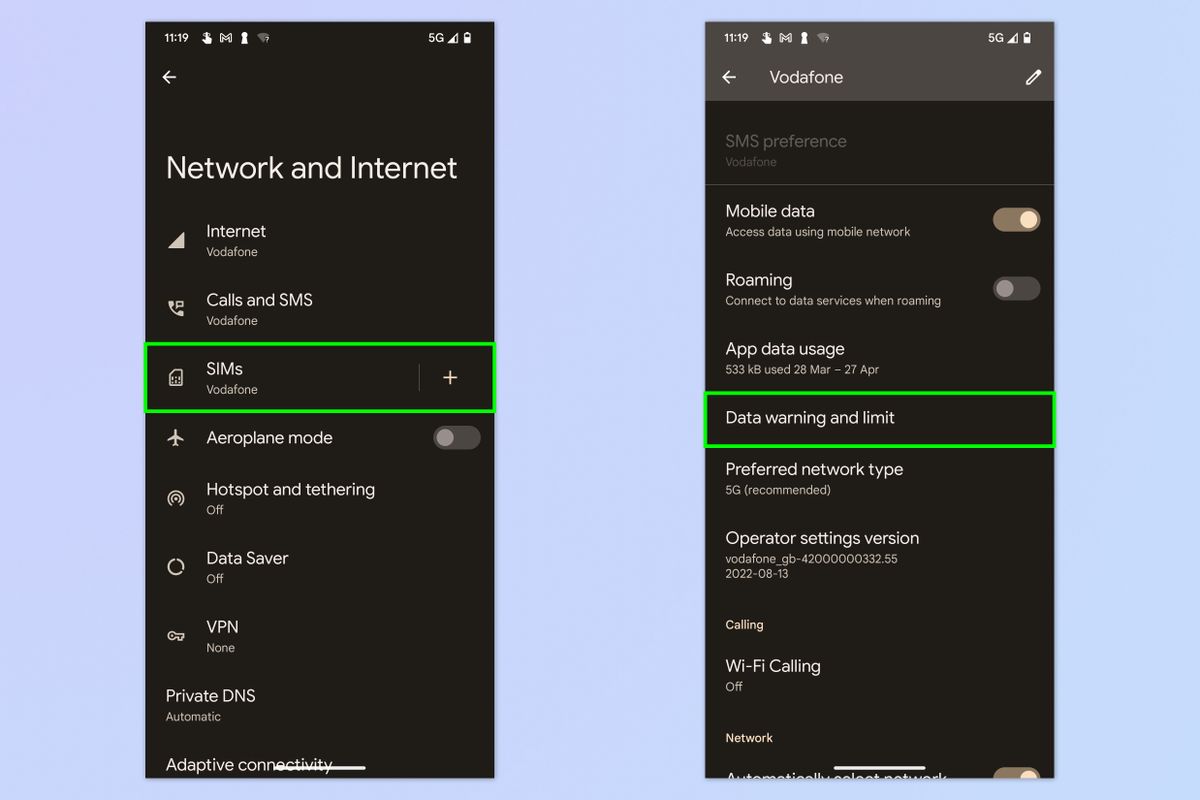 How to set data limits on Android | Tom's Guide
