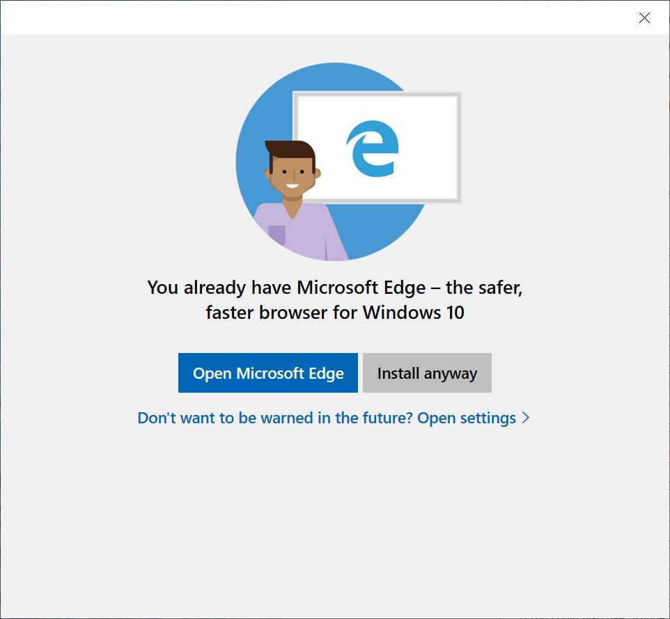 Windows 10 Pop-ups Ask Chrome and Firefox Installers to Give Edge a ...