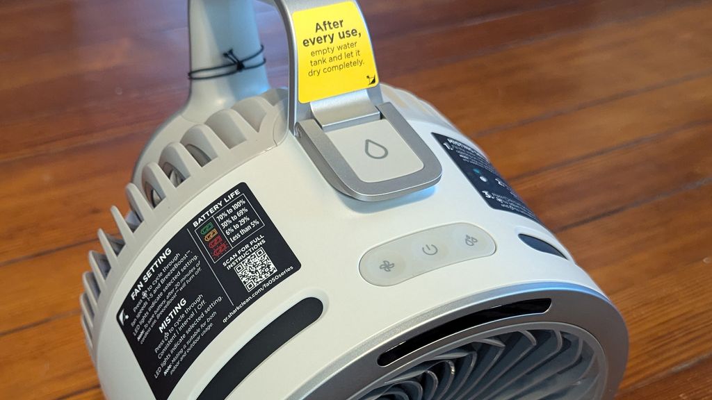 Shark FlexBreeze HydroGo review: a modern misting fan for on-the-go ...