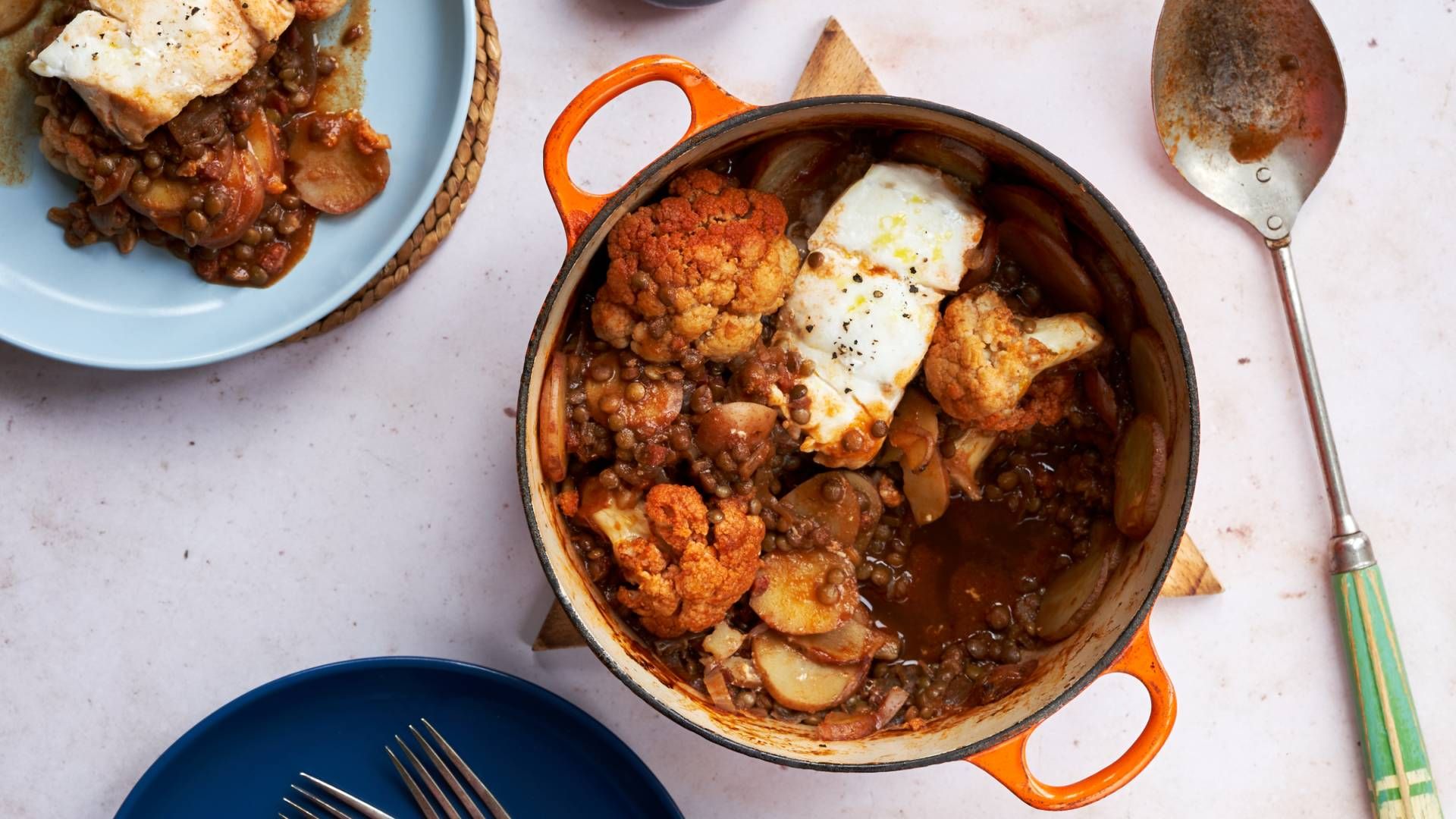 Haddock and lentil one pot | Dinner Recipes | GoodtoKnow