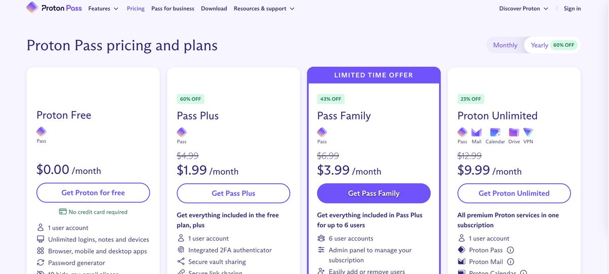 Proton Pass Review: Pros & Cons, Features, Ratings, Pricing and more ...