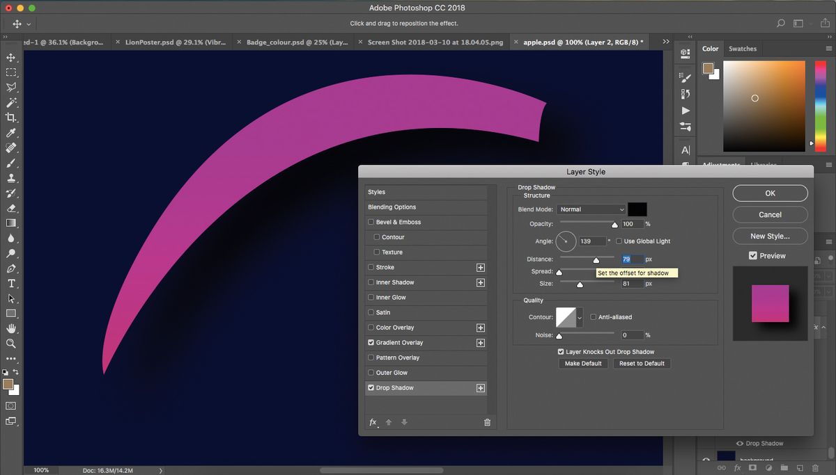 Working with layers in Photoshop: Layer Styles | Creative Bloq