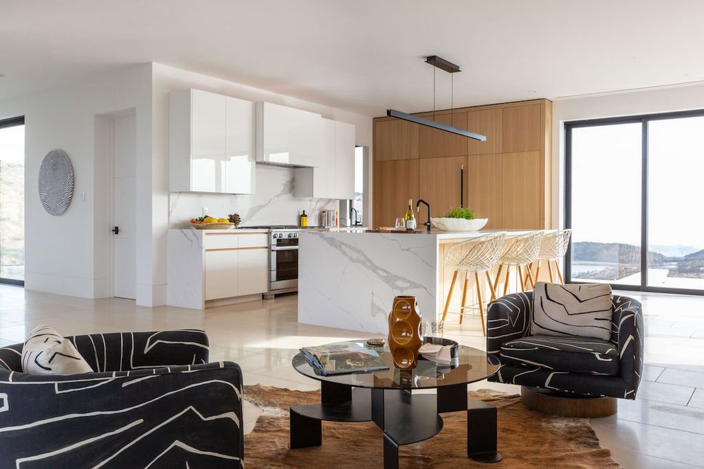 Explore An Art-Filled Modern Home With Views Across Napa Valley