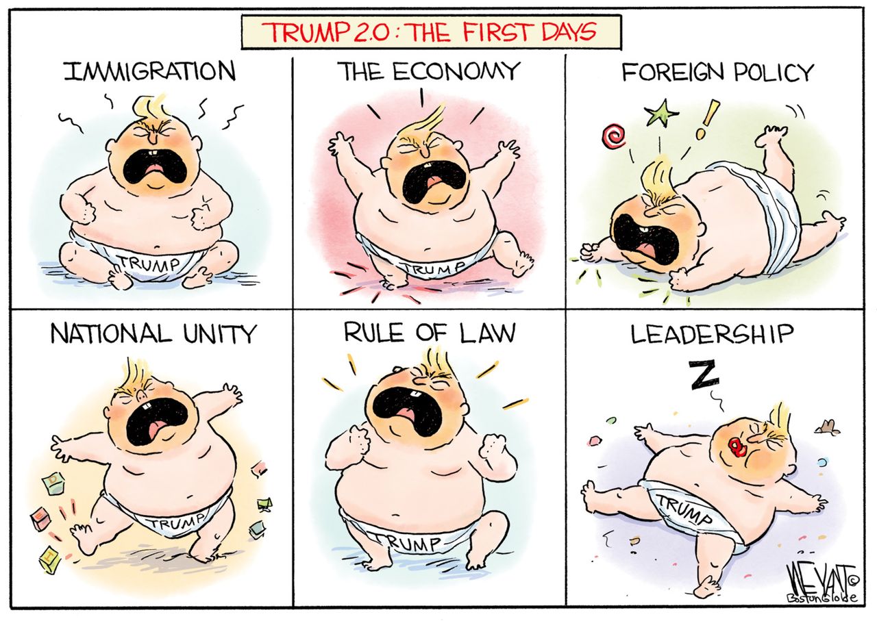 Today's political cartoons - February 5, 2025 | The Week