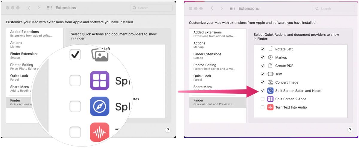 How to use Quick Actions in Shortcuts for Mac | iMore