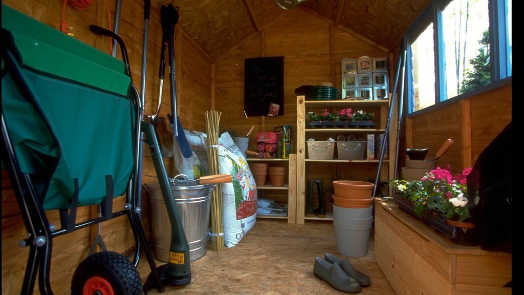 How to declutter a shed to be more efficient: expert tips | Woman & Home