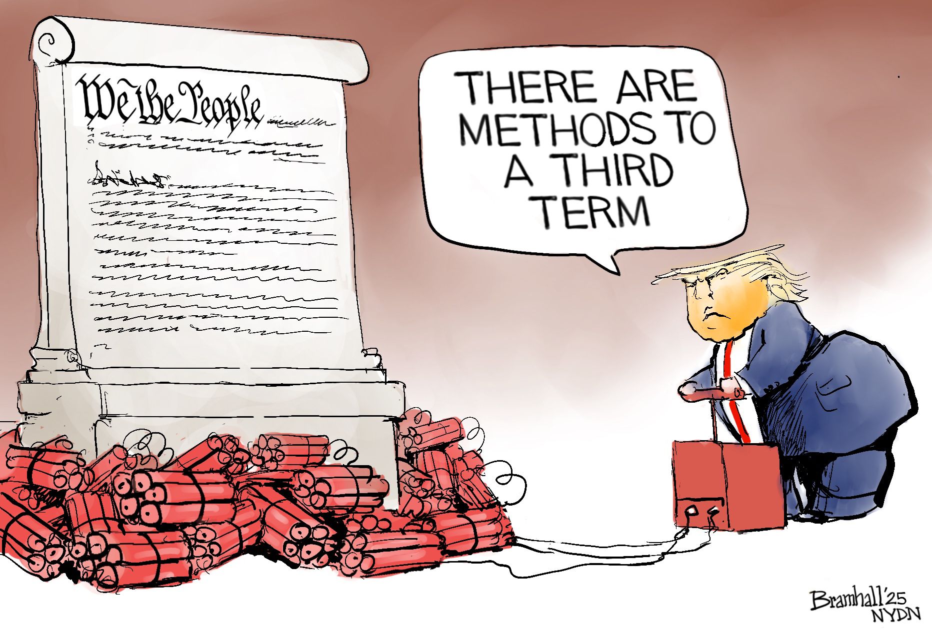 5 triple threat cartoons about Trump's third term | The Week