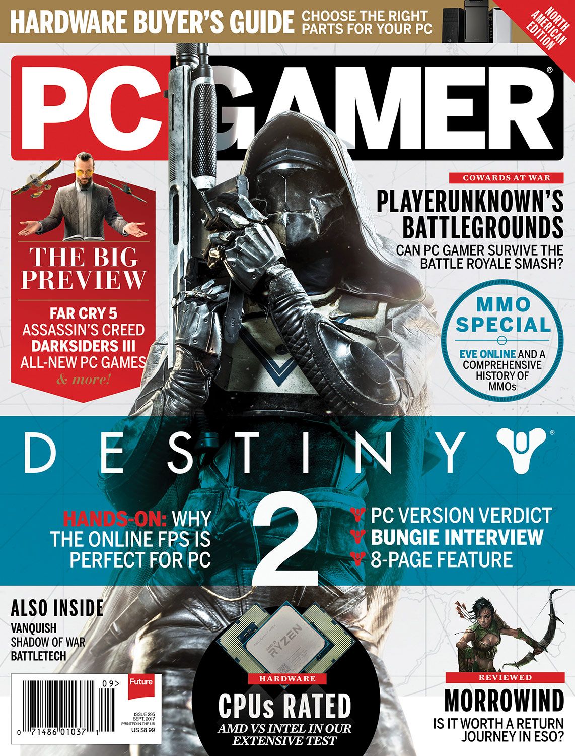 PC Gamer US September issue: Destiny 2 | PC Gamer