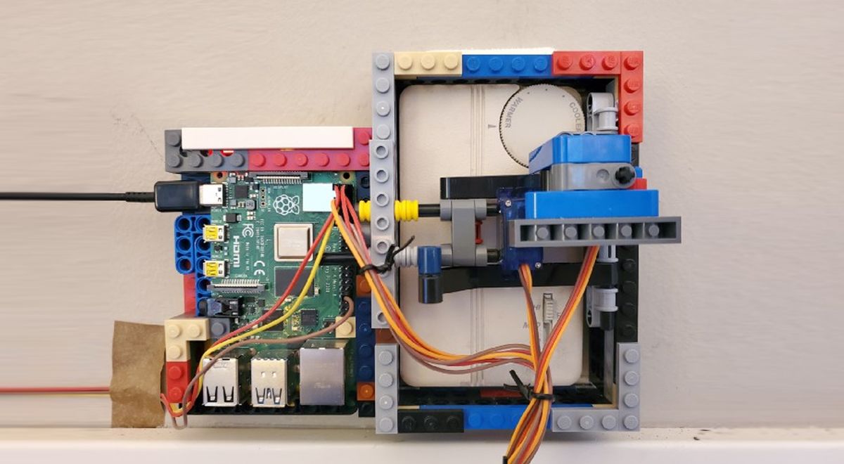 Raspberry Pi Smart Thermostat is Built with Legos | Tom's Hardware