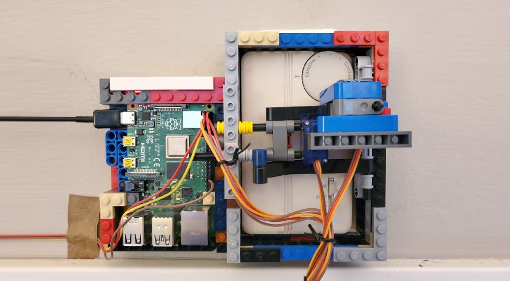 Raspberry Pi Smart Thermostat is Built with Legos | Tom's Hardware