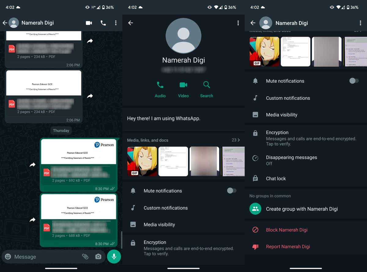 How To Use Chat Lock On Whatsapp Android Central 2530