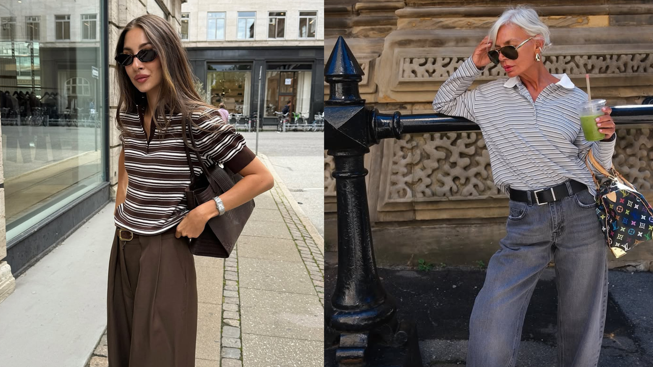 Striped Polo Top Outfits to Try Instead of Classic White Tees | Who ...