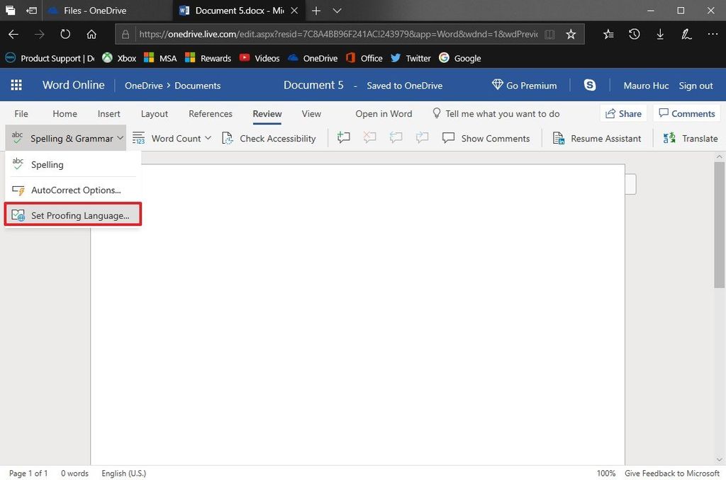 How to change proofing language settings in Office | Windows Central