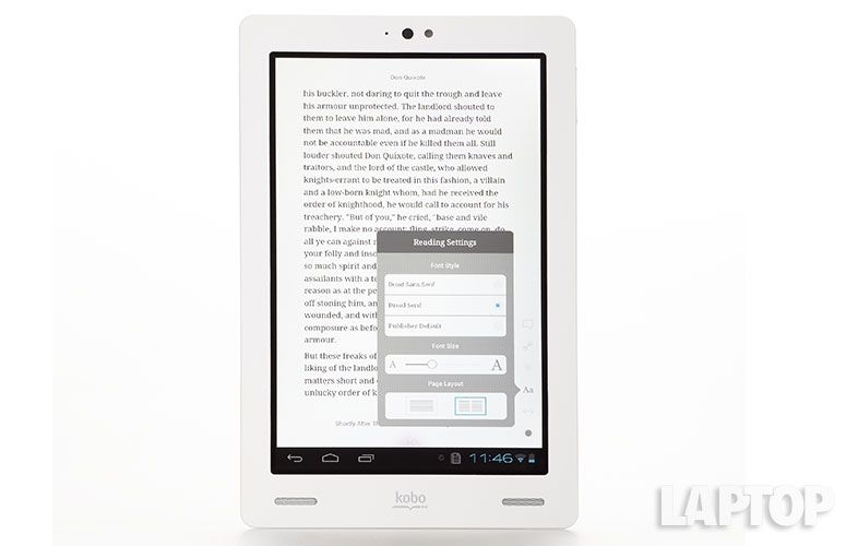 Kobo Arc Review | Tablet e-Reader Reviews | Laptop Mag
