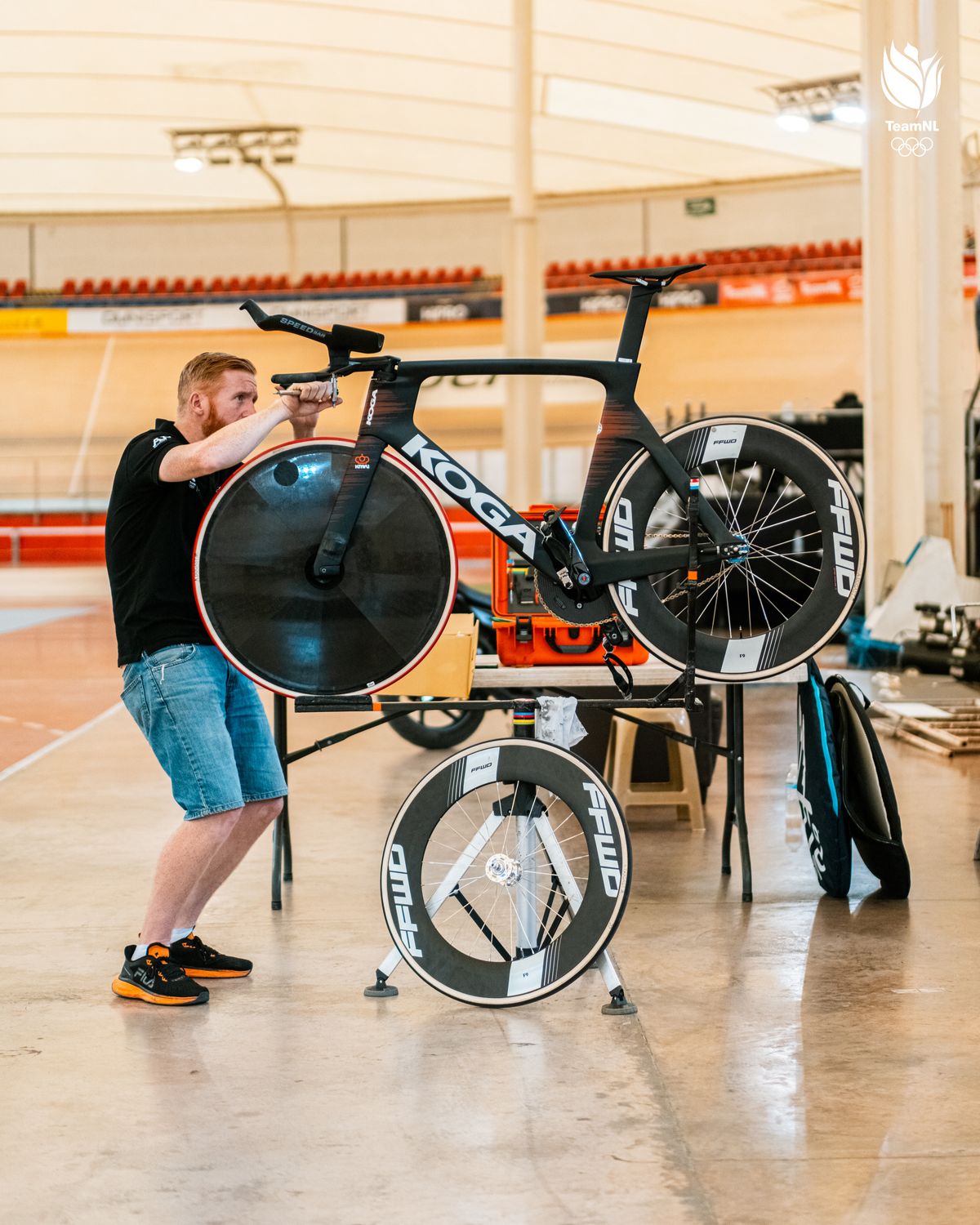 Jeffrey Hoogland bike check: The world record breaking Koga track bike ...