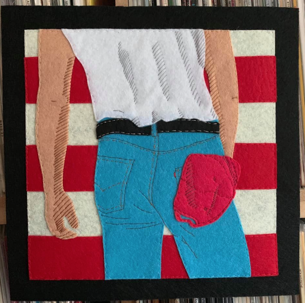 These classic album covers made of felt are the cutest things on the ...
