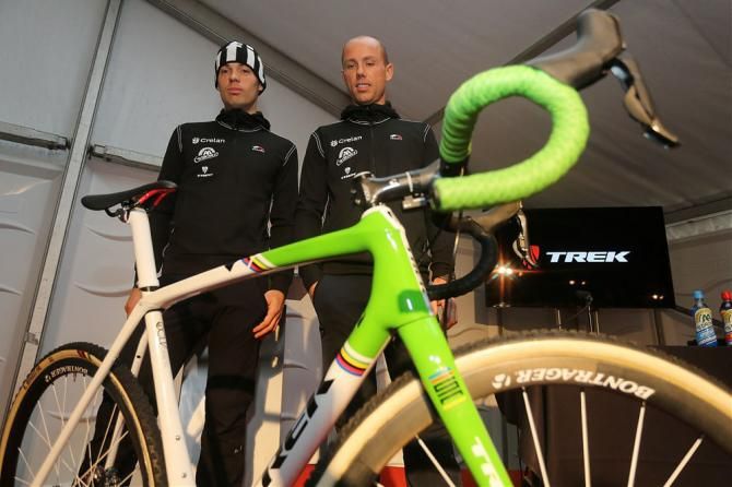 Nys presents his new Trek cross bike | Cyclingnews