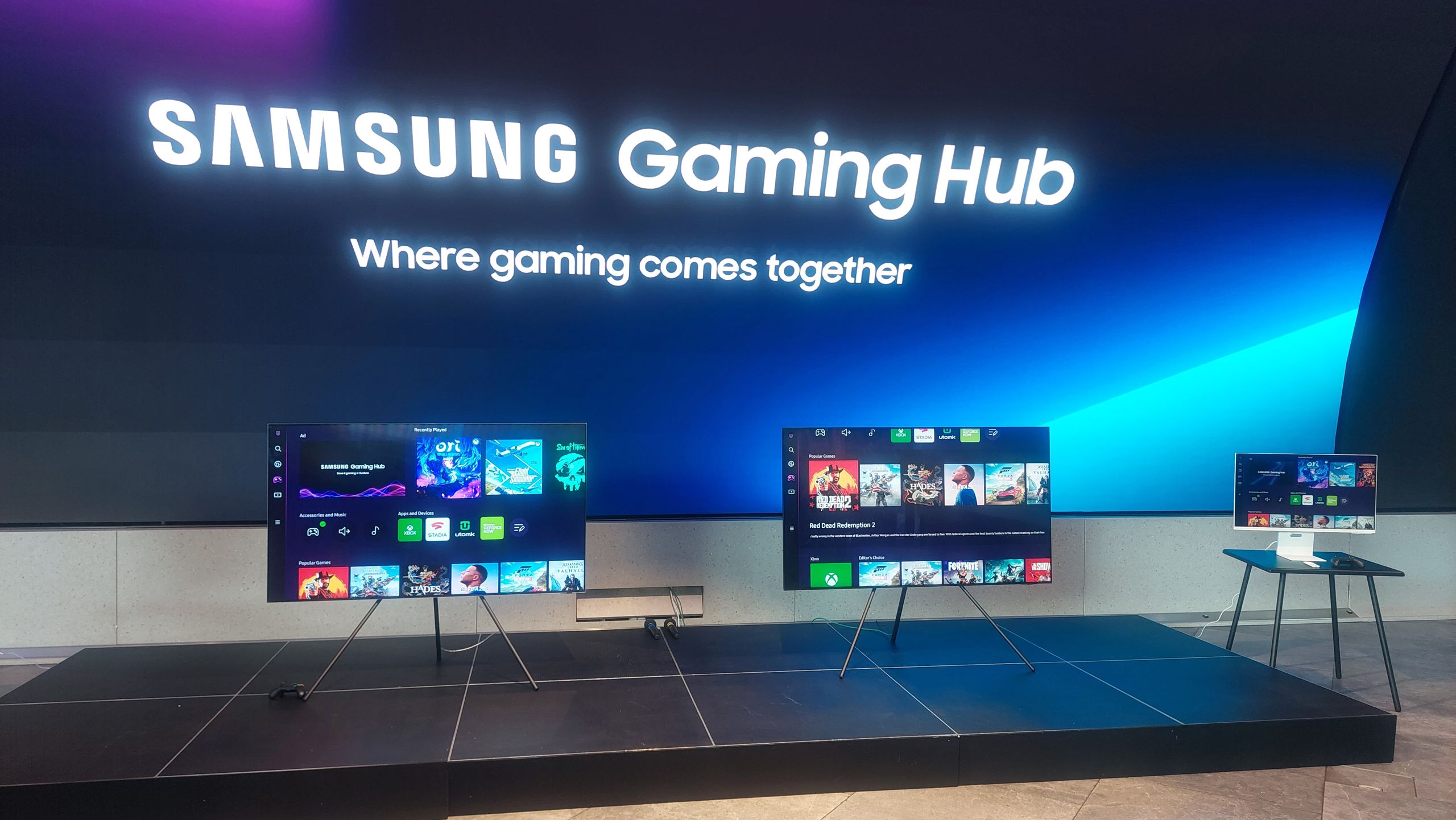 We went hands-on with the new Samsung Gaming Hub - here's what we think ...