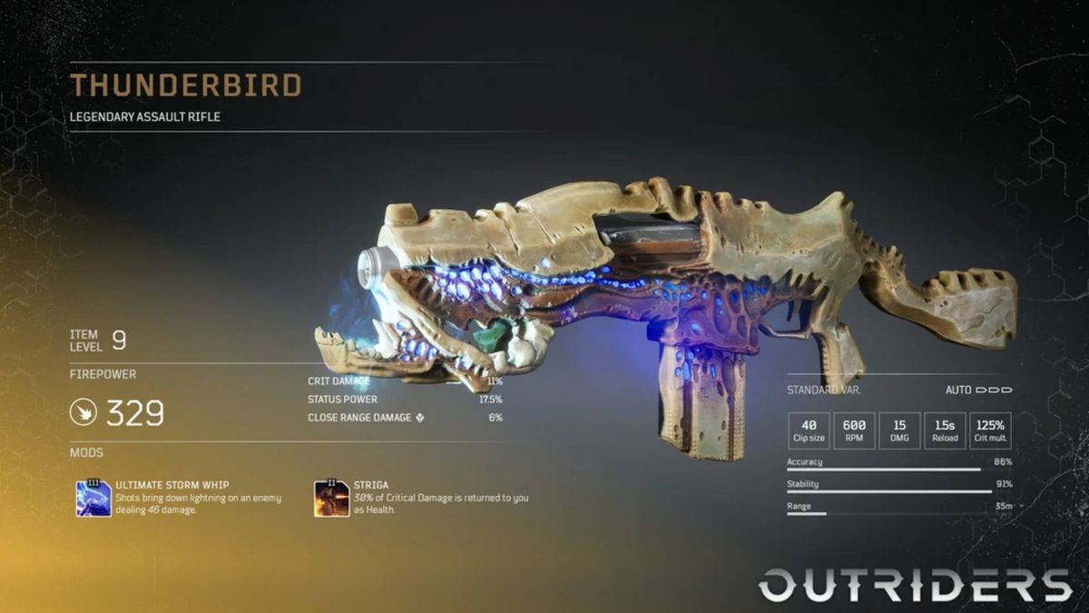 Outriders legendary weapons - every legendary gun in the game | GamesRadar+