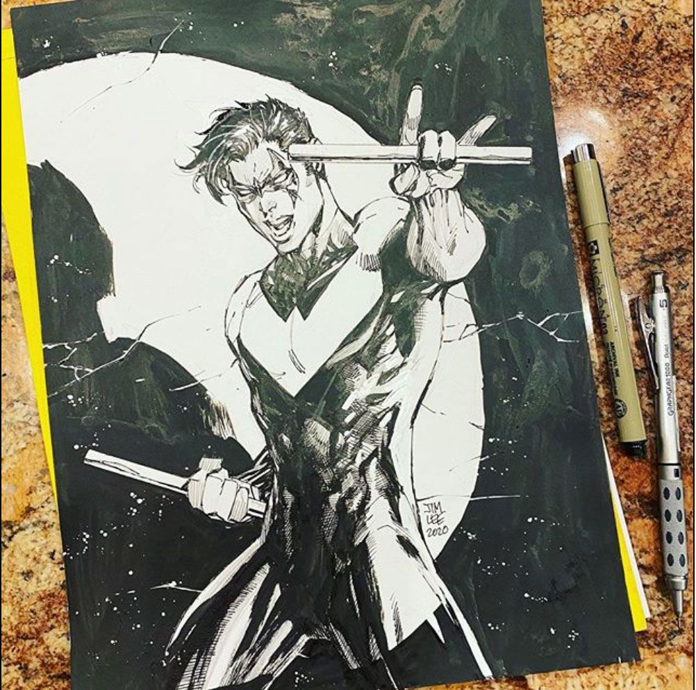 Want to own an original Jim Lee sketch? | Creative Bloq