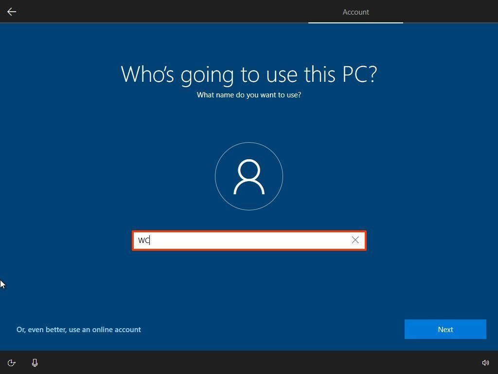 Set up Windows 10 with local account instead of Microsoft account ...