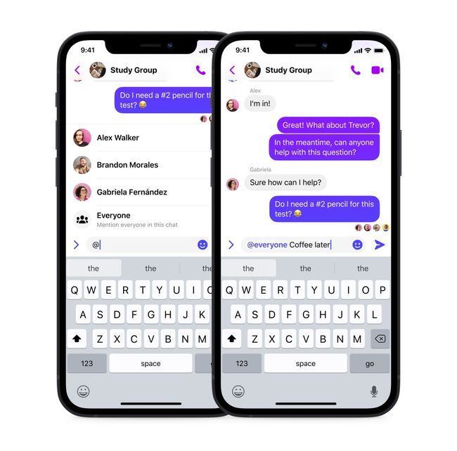 Messenger's new Slack-style shortcut lets you ping everyone in a group ...