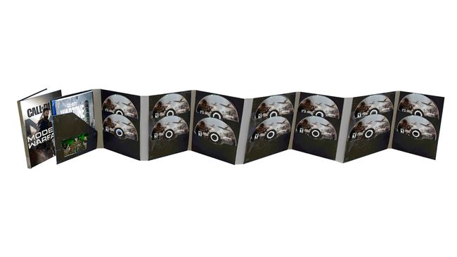 How many discs would be required for a COD: Modern Warfare physical ...