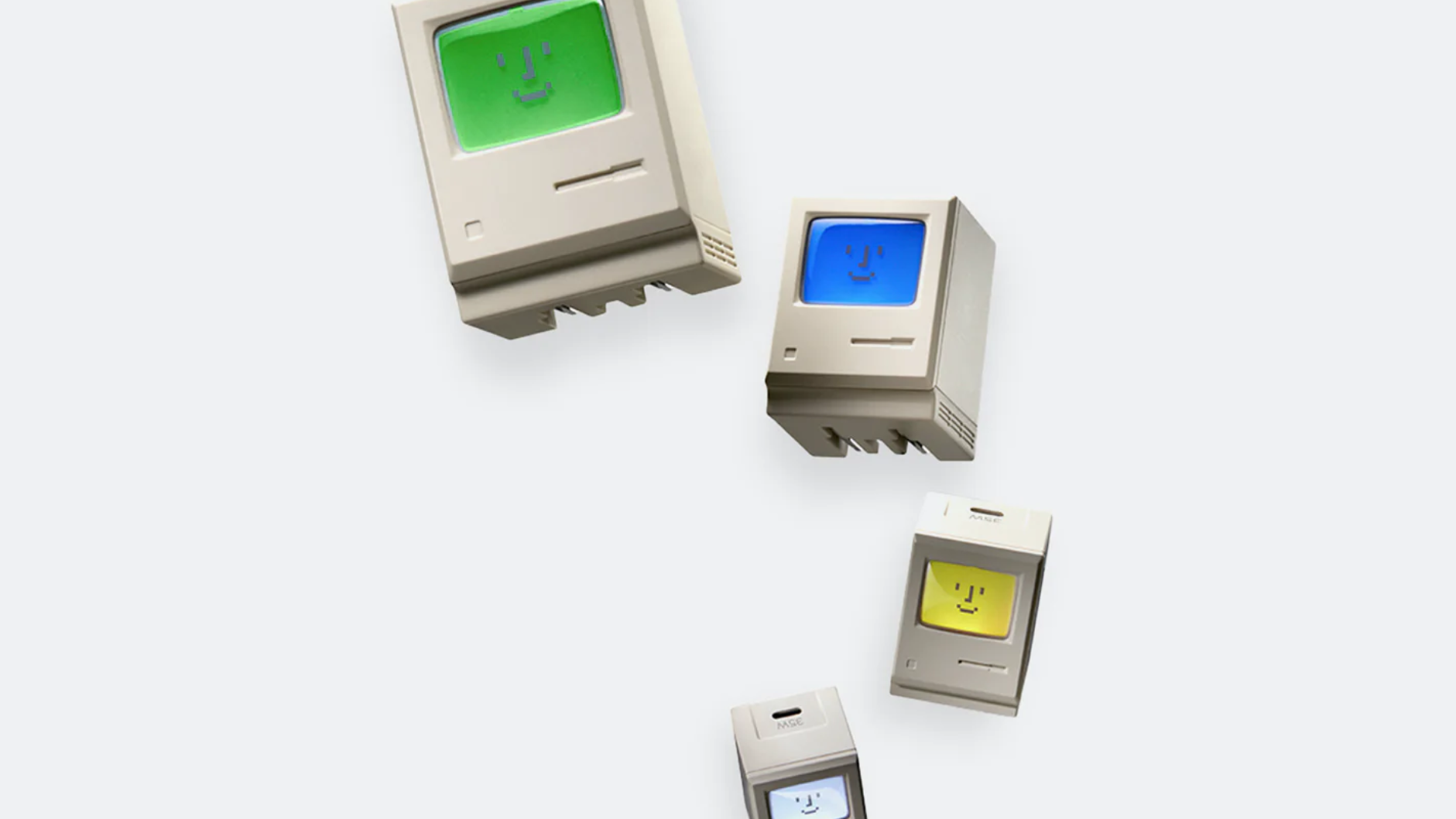 I demand you stop what you're doing and look at this cute Mac-shaped ...