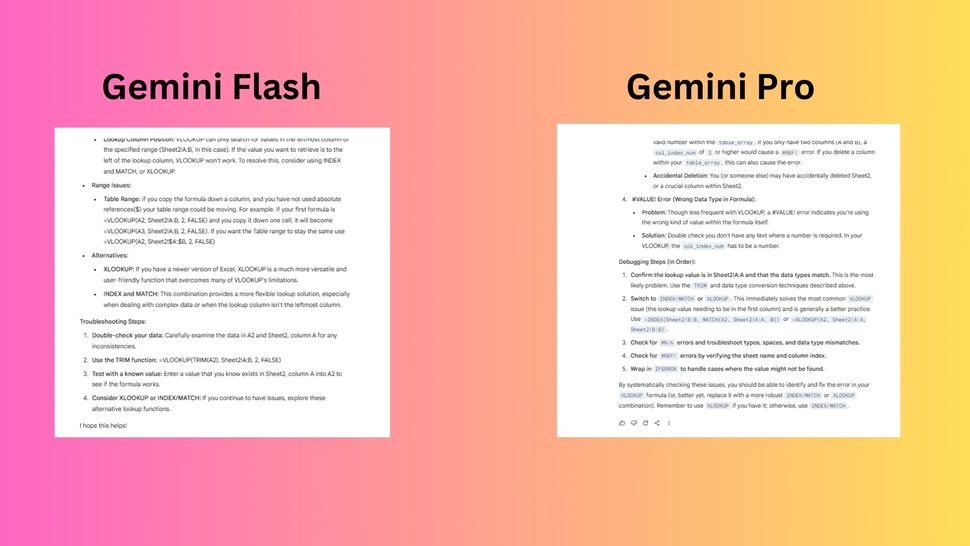 I tested Gemini 2.0 Flash vs Gemini 2.0 Pro — here's the winner | Tom's ...