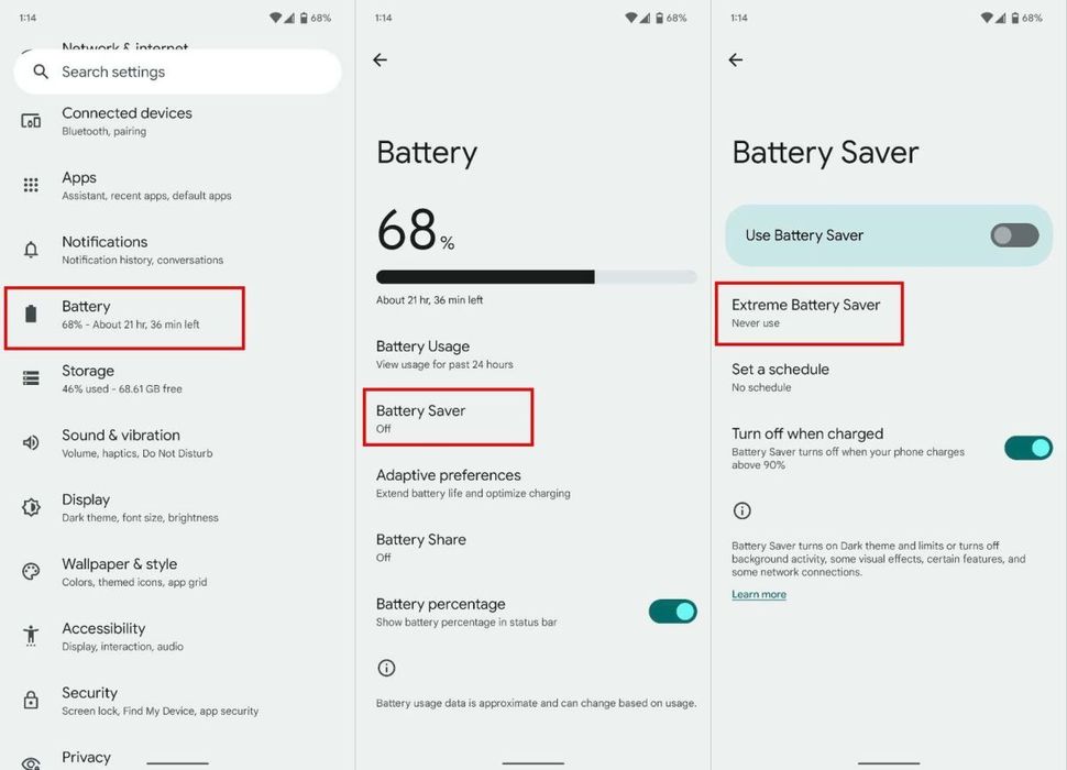 How to enable Extreme Battery Saver mode on your Google Pixel phone ...