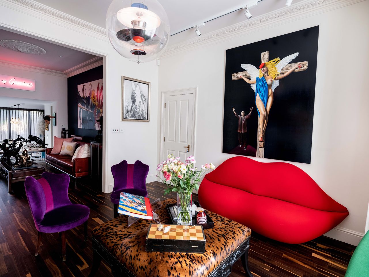 Inside the colorful eclectic home of CEO turned artist Philipp Humm ...