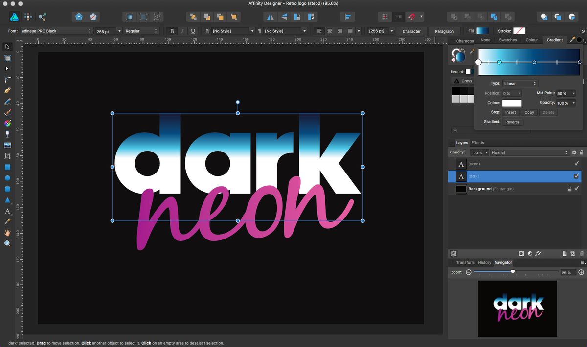 How to create a retro logo with Affinity Designer | Creative Bloq