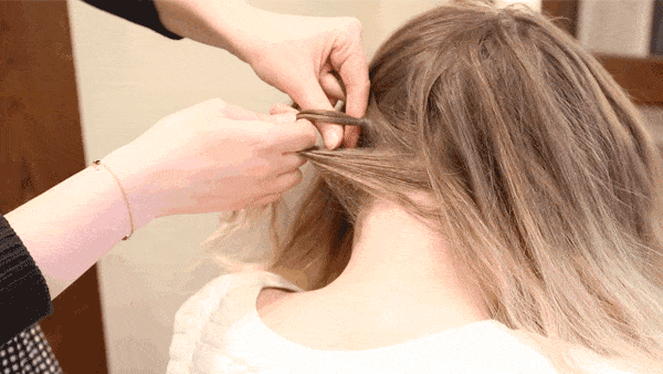 How I Got Drew Barrymore's Messy Crown Braid, in GIFs | Marie Claire