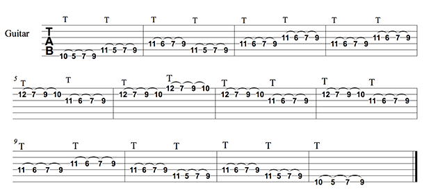 Two-Hand Tapping Workout, Part 2: Diatonic Scales | Guitar World