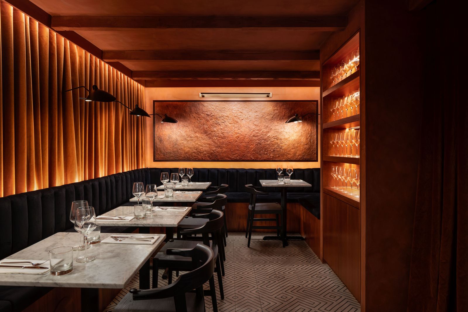 The Wesley’s interiors reflect its plant-forward menu | Wallpaper*