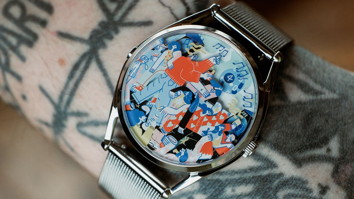This house party themed watch is awesome – I just can't tell the time ...