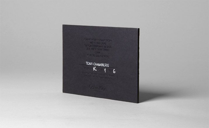 A/W 2010 show invitations | Wallpaper