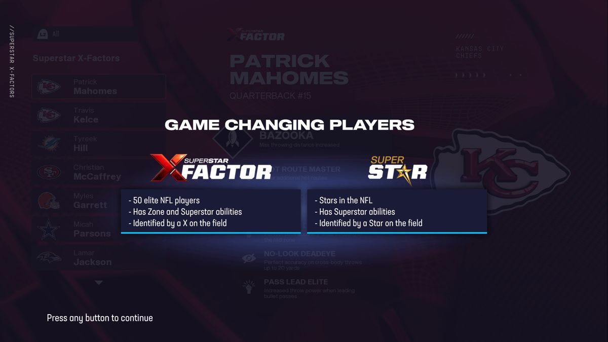 All the Madden 25 X-Factors and Superstars in one guide | GamesRadar+