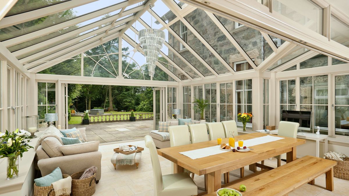 17 conservatory lighting ideas that balance light and shade | Homebuilding