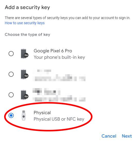 How to add a security key to your Google account without activating ...