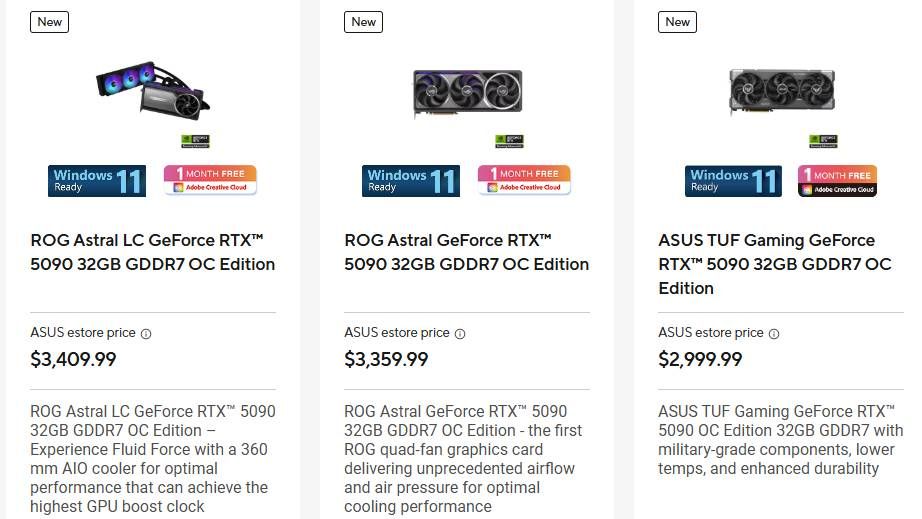 RTX 5090 price continues to rise — prepare to spend around $3,000 for ...