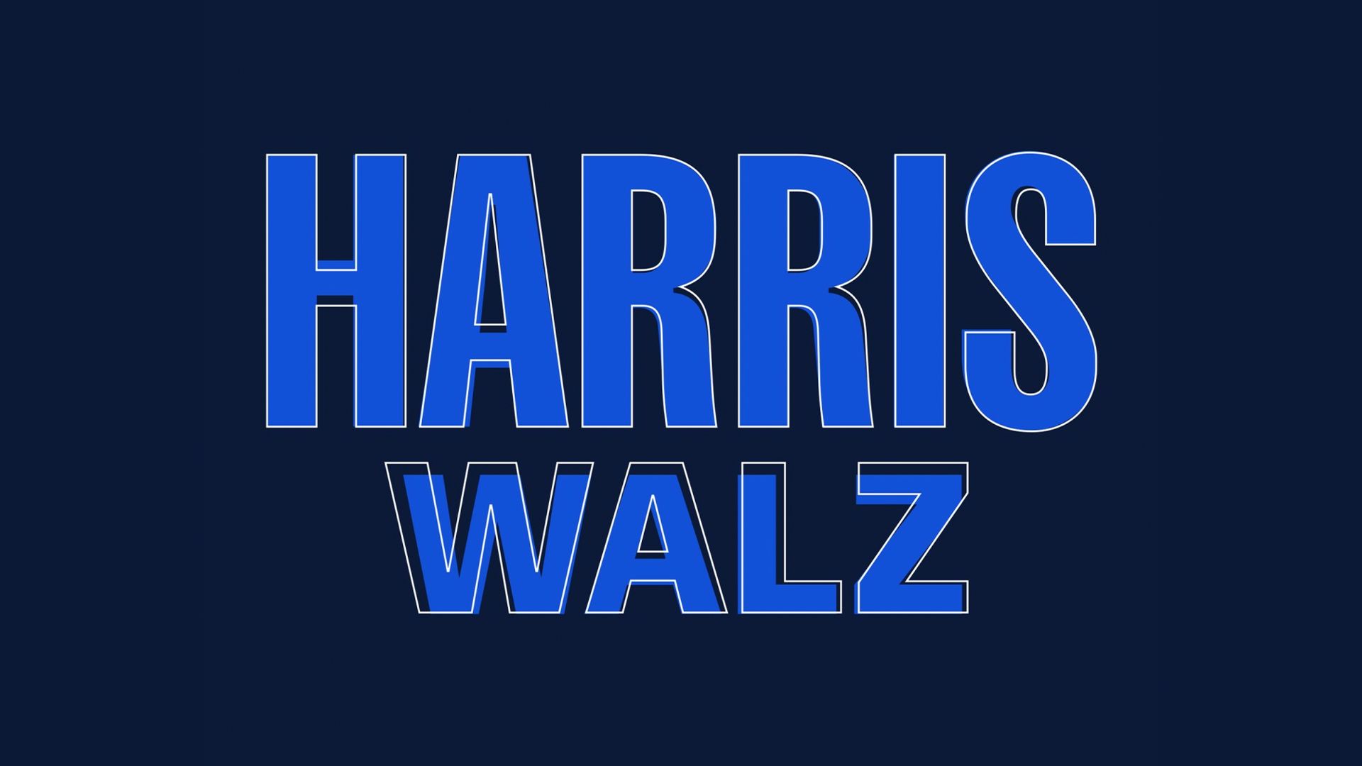 The Harris x Walz logo gets a subtle yet effective design tweak ...