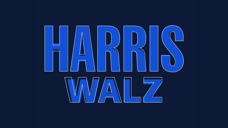 The Harris x Walz logo gets a subtle yet effective design tweak ...