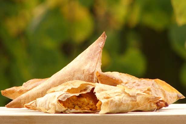 Pumpkin feta filo triangles Recipes | GoodtoKnow