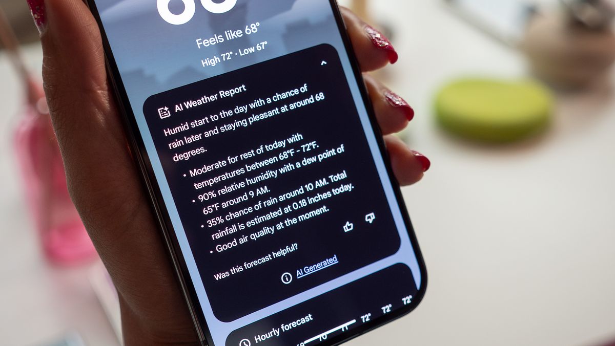 Pixel Weather app introduces immersive vibration feature | Android Central
